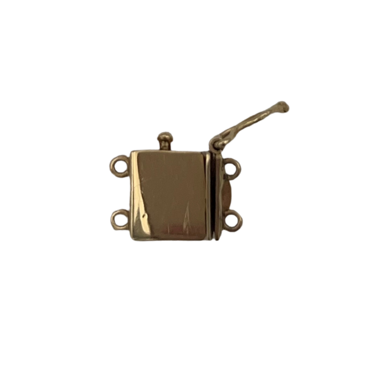 Vintage 14K Yellow Gold Box Clasp– Daisy Exclusive