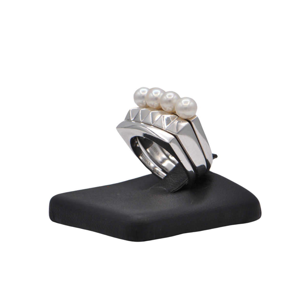 Birks Rock & Pearl Collection Sterling Stackable Ring Set– Daisy Exclusive