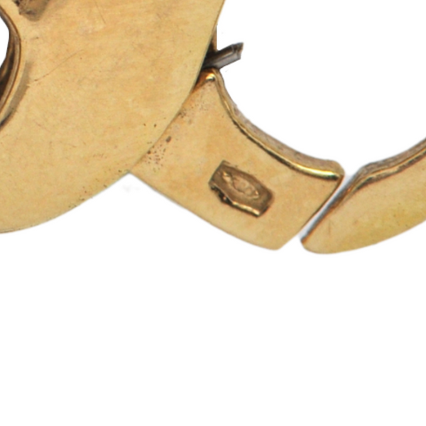 Vintage 18k Yellow Gold Figure Eight Hinged Clasp – Daisy Exclusive
