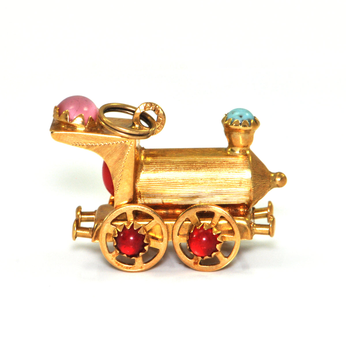 Vintage 18K Yellow Gold Locomotive Charm– Daisy Exclusive
