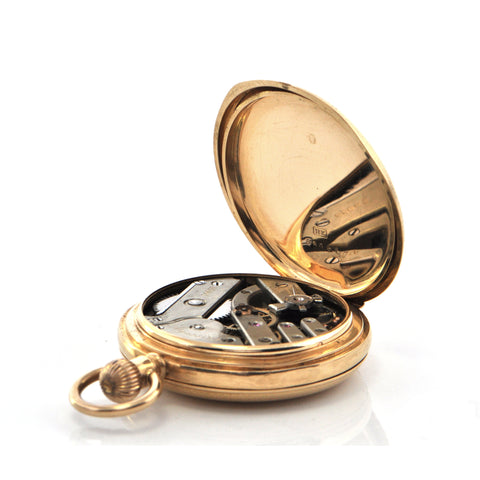 Vintage 18K Yellow Gold and Enamel Pocket/Lapel Watch – Daisy Exclusive